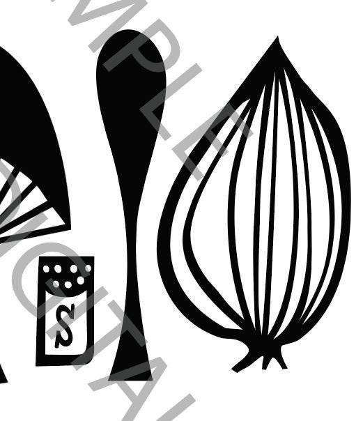 Vintage Pyrex Mod Kitchen Pattern Cut File - Etsy