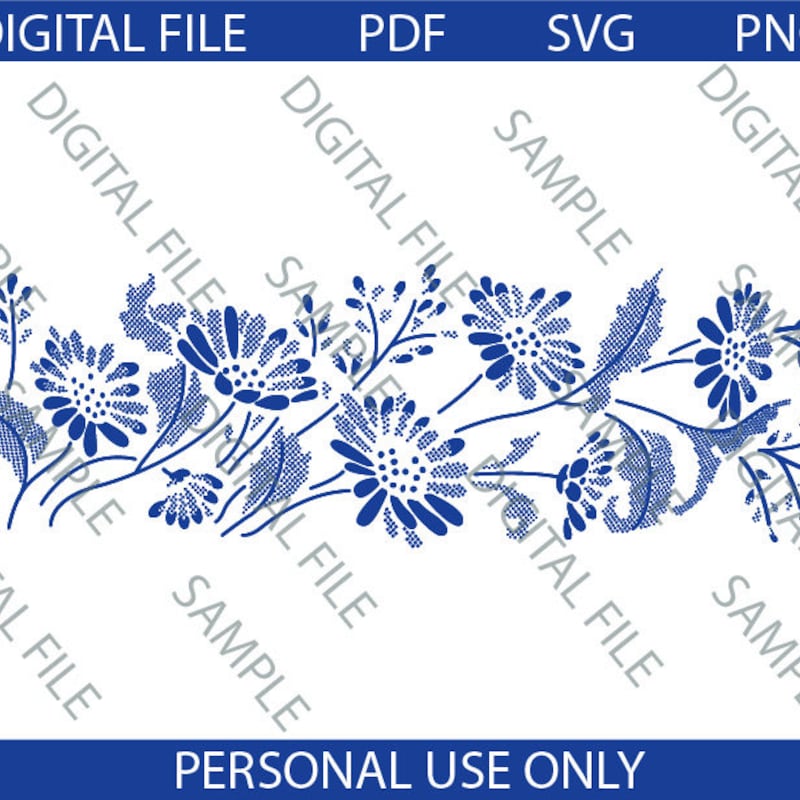 Colonial Stencil Pattern - Etsy