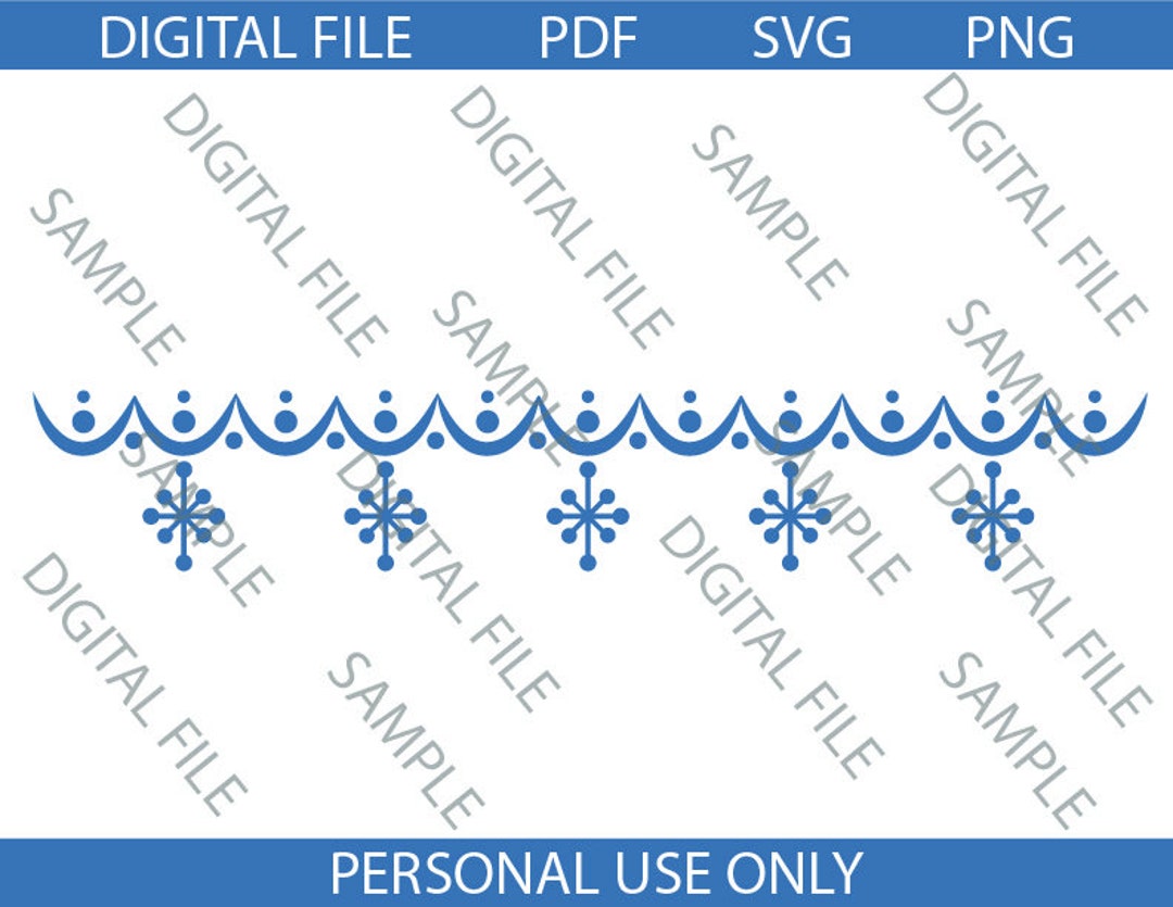 Vintage Pyrex Snowflake Blue Pattern Cut File - Etsy