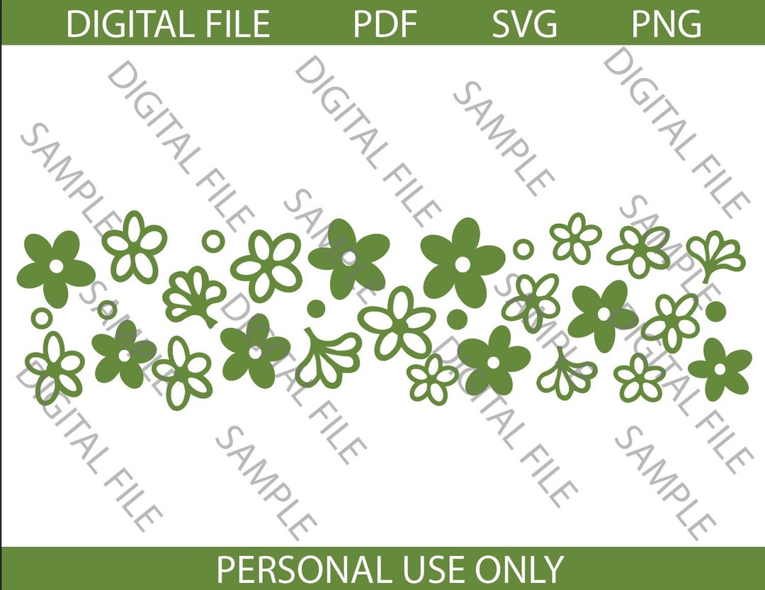 Vintage Pyrex Crazy Daisy/spring Blossom Pattern Cut File - Etsy