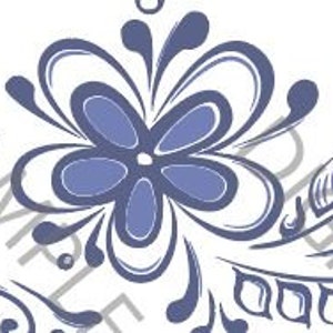 Vintage Pyrex Brittany Blue Pattern Cut File - Etsy