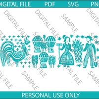 Pyrex Vintage Kitchen (.svg) Pattern Downloads! Editable Vector Files ...
