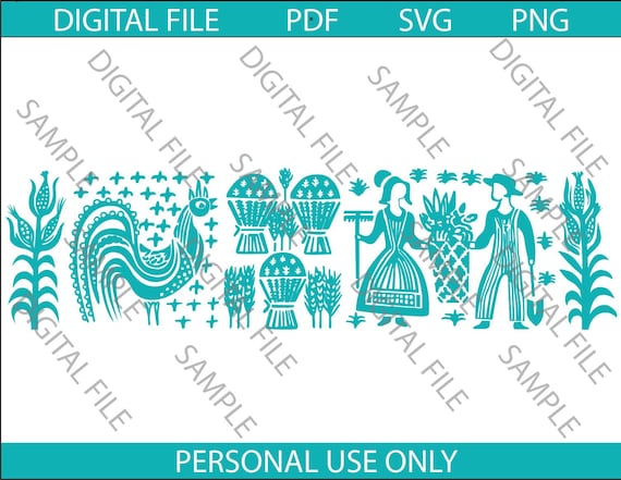 Vintage Pyrex Butterprint Pattern Cut File - Etsy