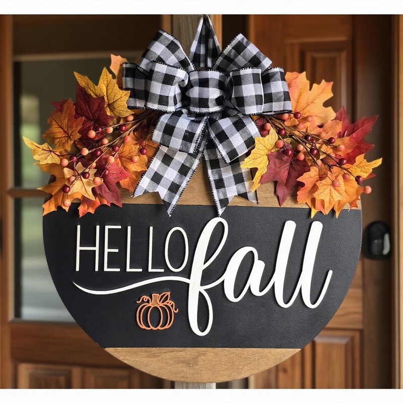 Fall Door Hanger - Etsy