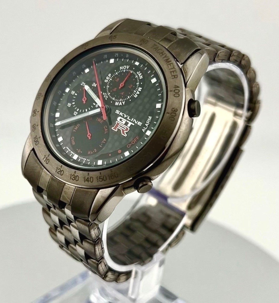 Nissan Skyline GTR GT-R Altia Wrist Watch R32 R22 R34 Rb25det Rb26dett ...