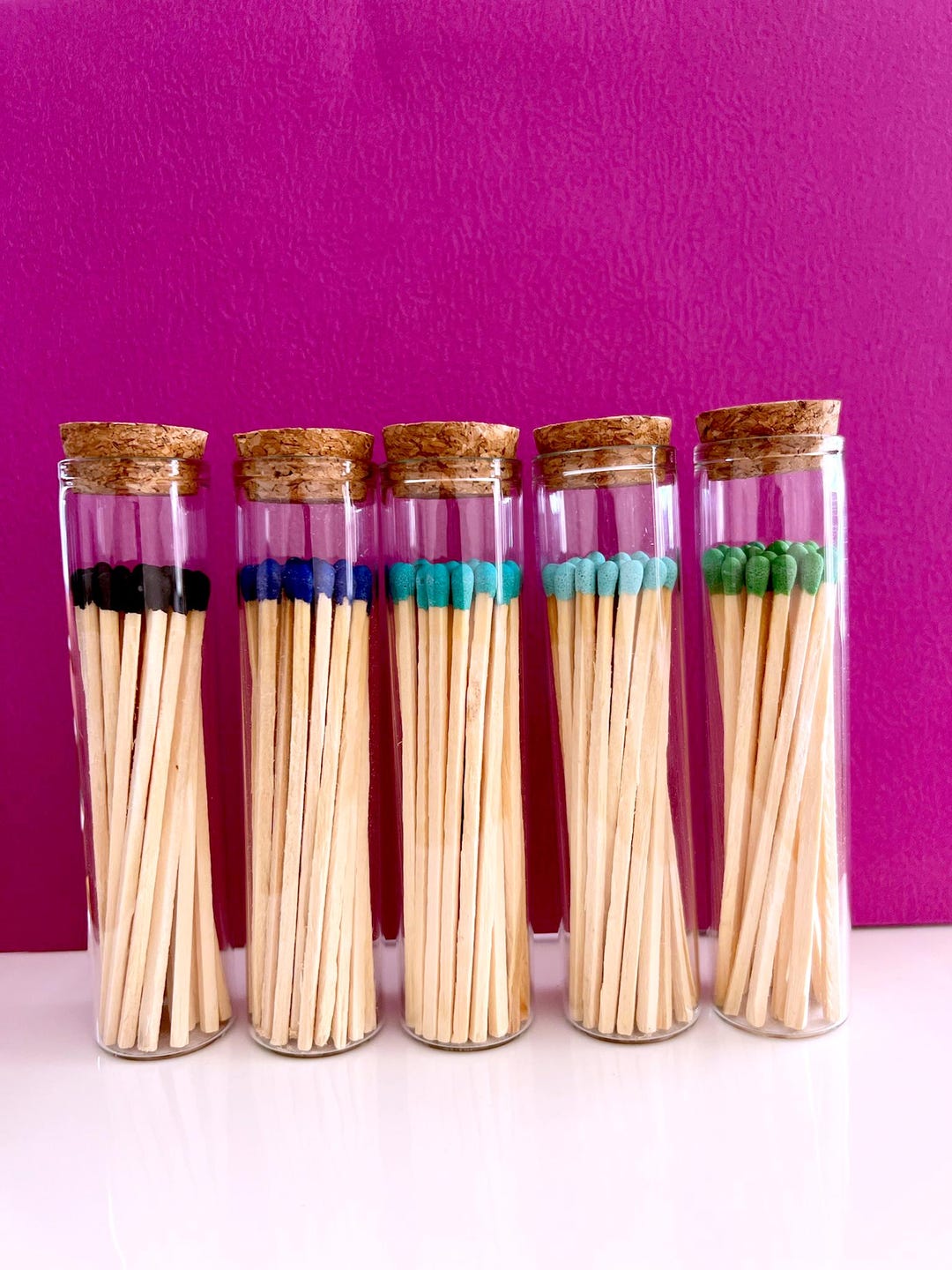 Colorful Matches: Extra Long 4" Decorative Matches - Etsy