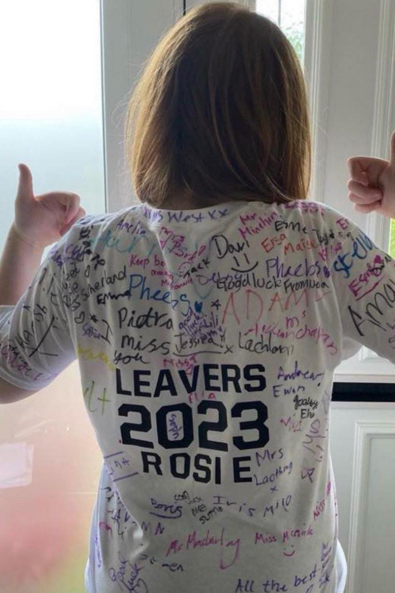 Leavers T-shirt, School Leavers, Autograph Tshirt, Leavers Memory Keepsake, Class of Tshirt ...
