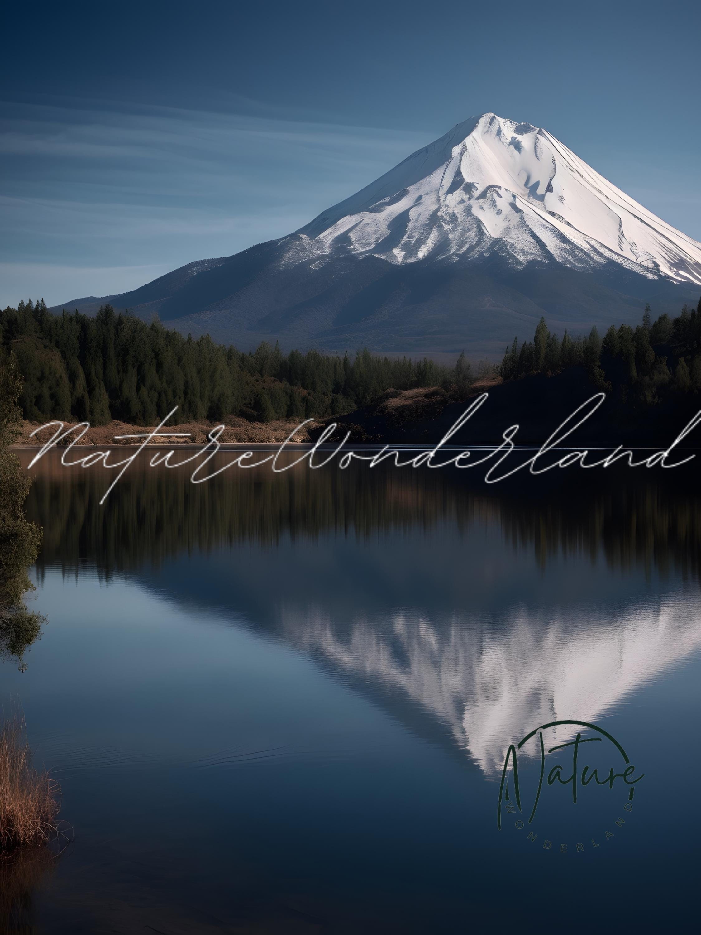 Mount Shasta Print | Mount Shasta Art | Mount Shasta Travel Poster ...