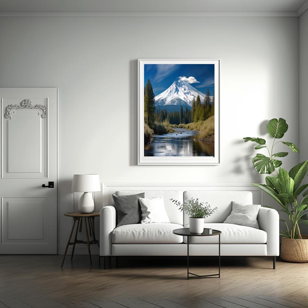 Mount Shasta Print | Mount Shasta Art | Mount Shasta Travel Poster ...