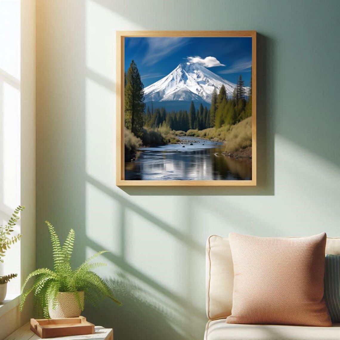 Mount Shasta Print | Mount Shasta Art | Mount Shasta Travel Poster ...