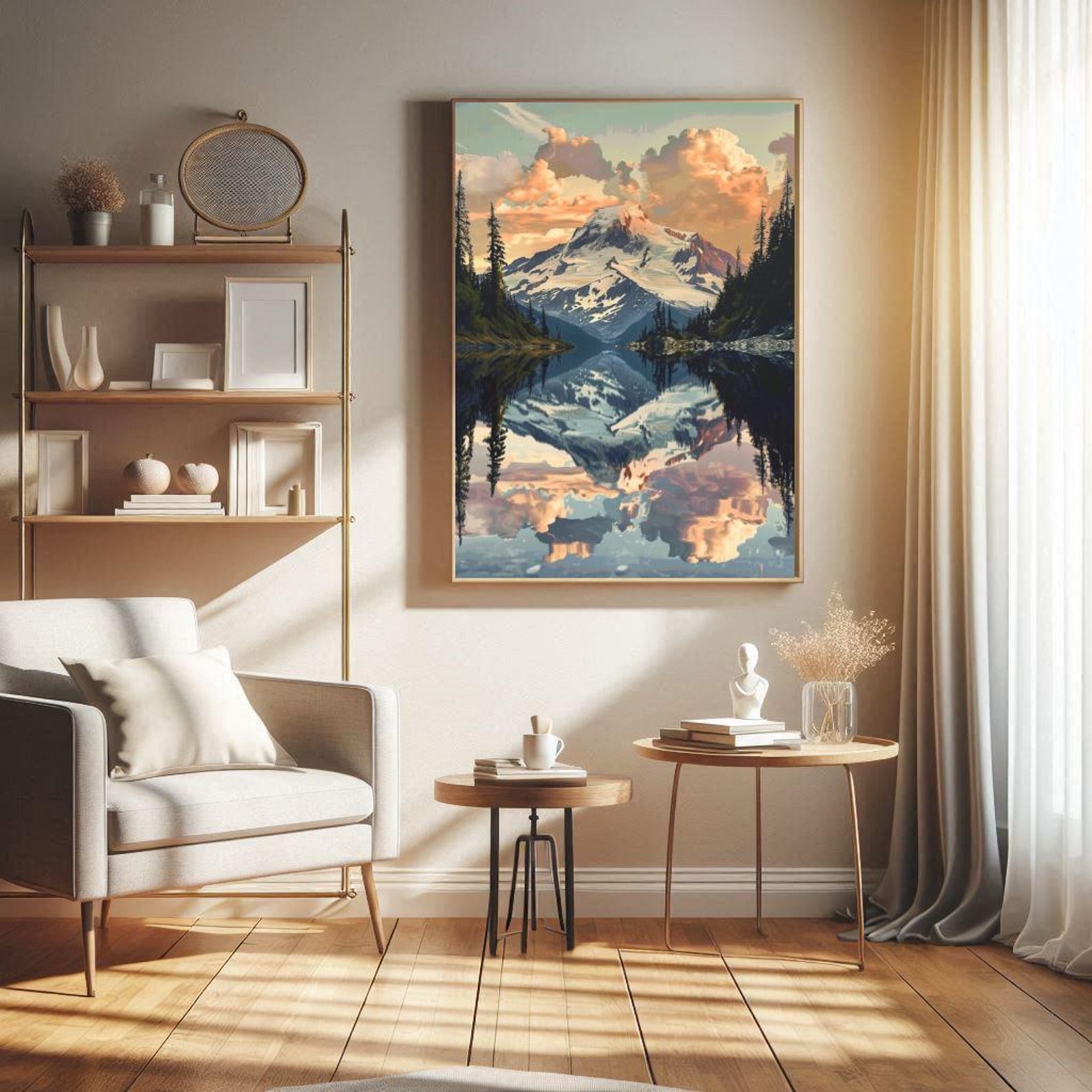 Mount Baker Washington Art Print | Washington Mountain Print | Mount ...