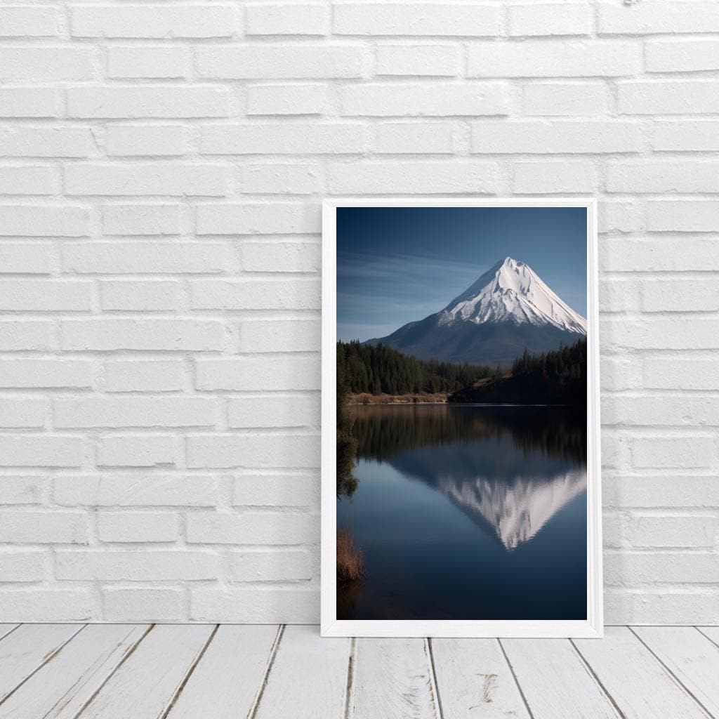Mount Shasta Print | Mount Shasta Art | Mount Shasta Travel Poster ...