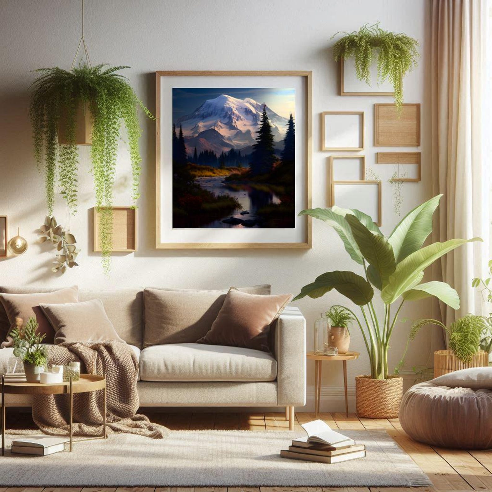 Mt Rainier Wall Art| Mt Rainier Print | Washington State Poster | Mount ...