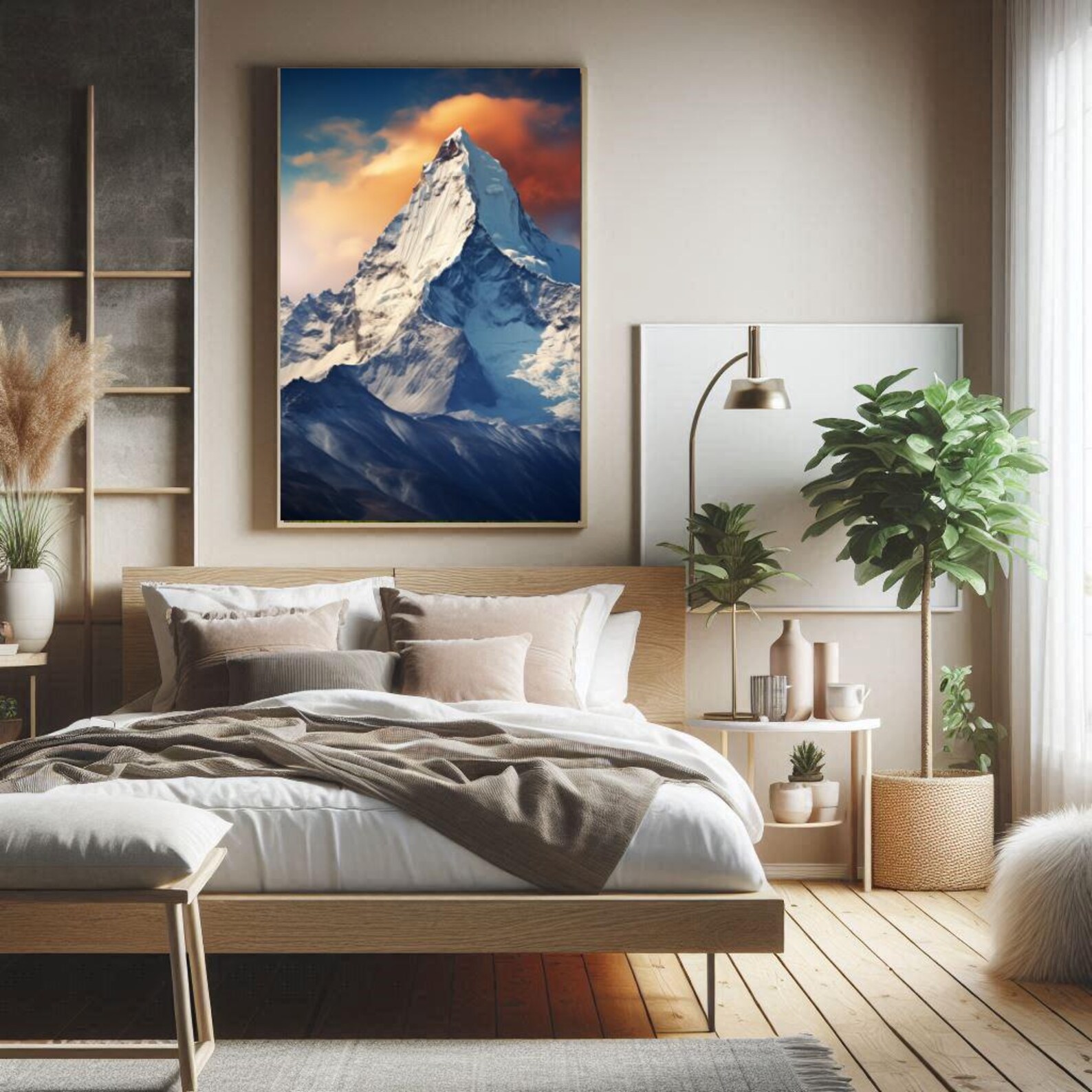 Ama Dablam Print | Himalayas Nepal Poster | Nepal Art | Himalayas Art ...