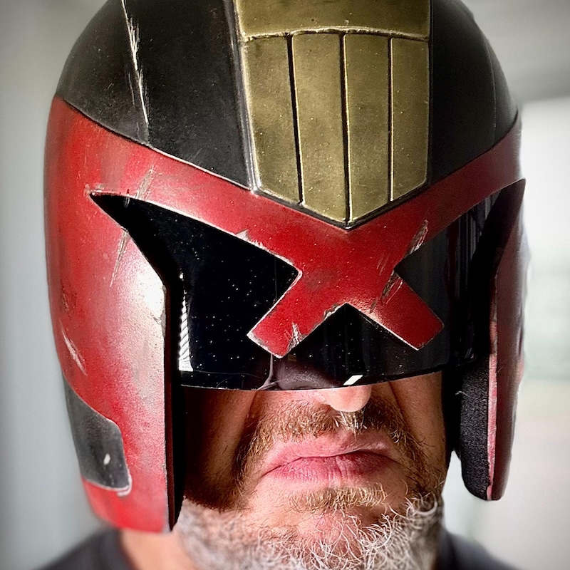 Judge Dredd Helmet - Etsy