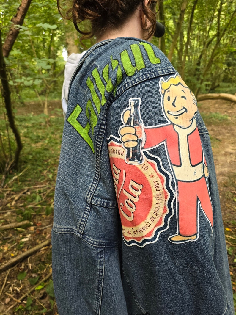 Custom Listing** Custom Patched Denim Jacket Adult - Etsy