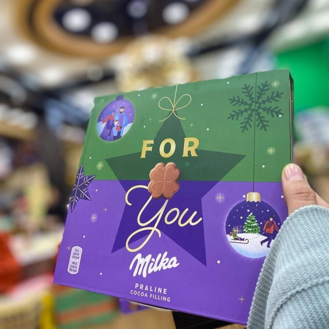 Milka Chocolate Gift Box | Personalized Christmas Gift With Name ...