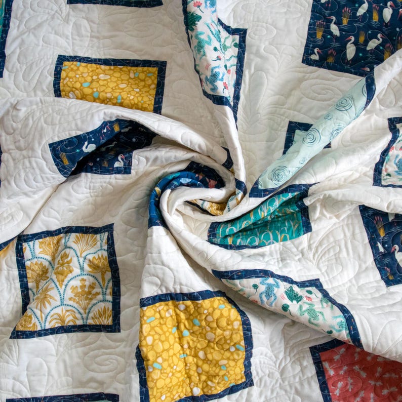 Beginner Quilt Pattern: Peter's Pictures for Baby, Throw, or Bed Quilts ...