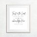 Proverbs 3:5-6 Trust in the Lord / Christian Bible Verse Wall Art ...