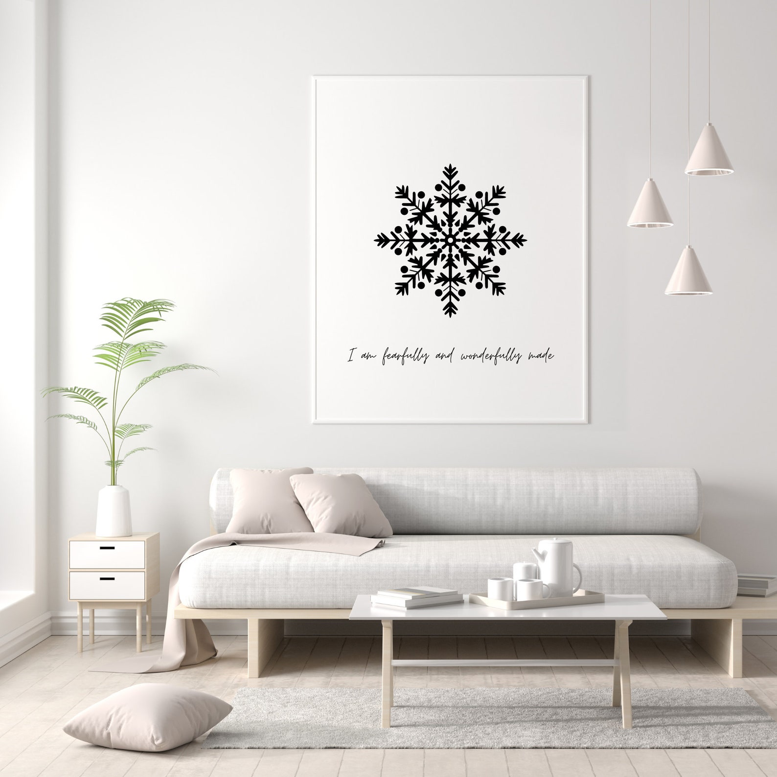 Fearfully and Wonderfully Made / Christian Christmas Winter Bible Verse ...