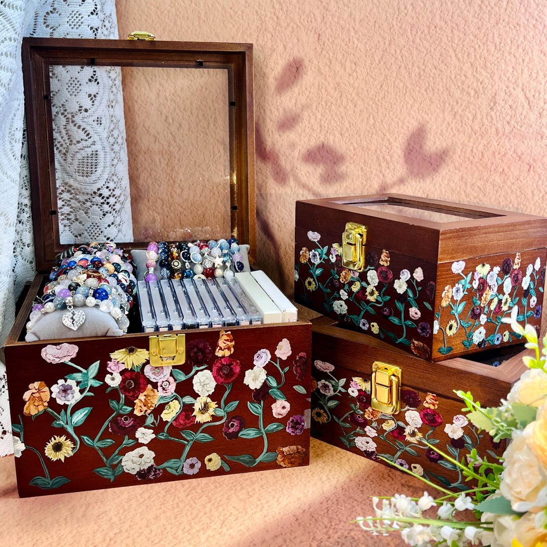 Personalized Handmade Vintage Wooden Memory Gift Box for Birthday ...