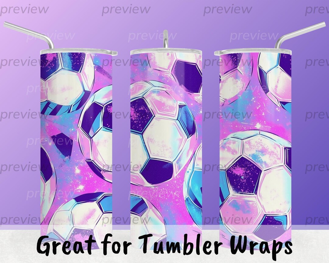 Vibrant Soccer Ball Digital Paper PNG Downloadable Art for Scrapbooking ...