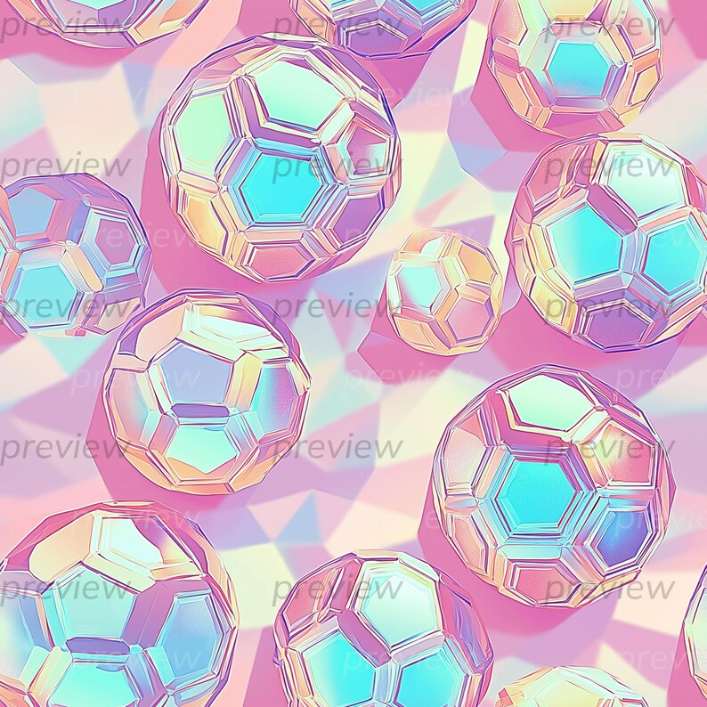 Vibrant Soccer Ball Digital Paper PNG - Downloadable Art for ...