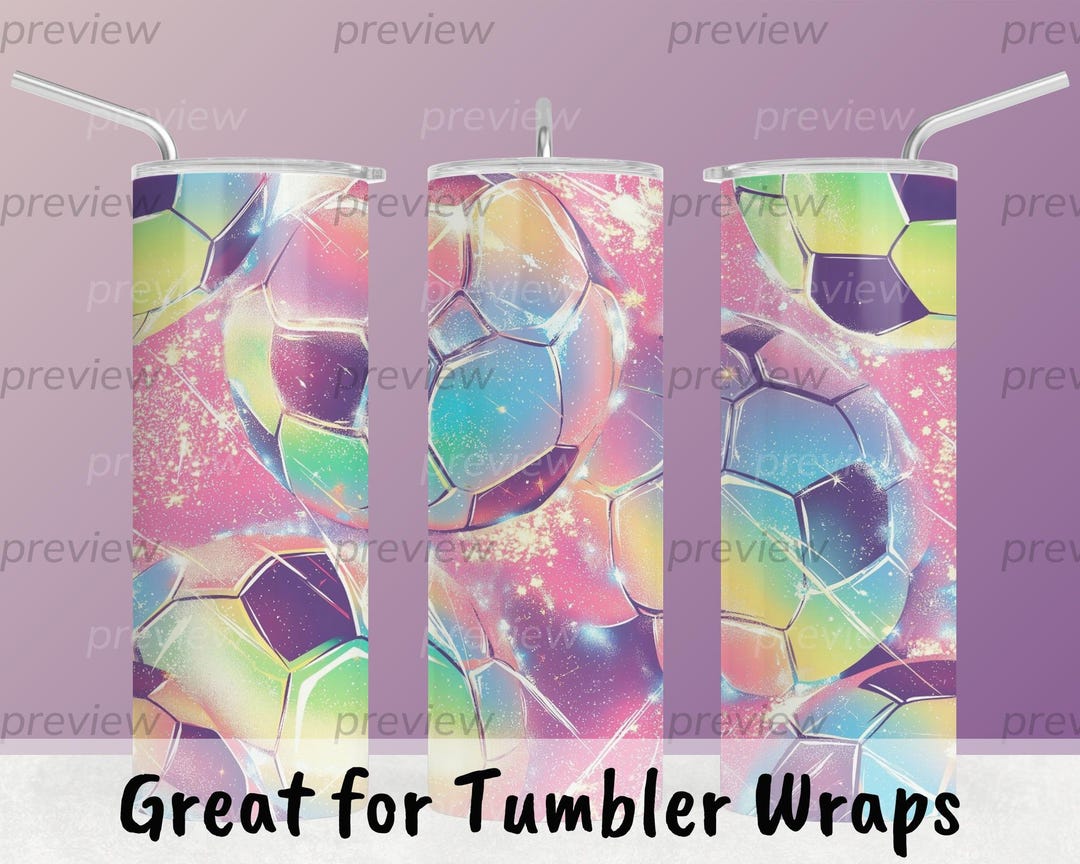 Pastel Soccer Art Print - Colorful Soccer Ball Digital Download for ...