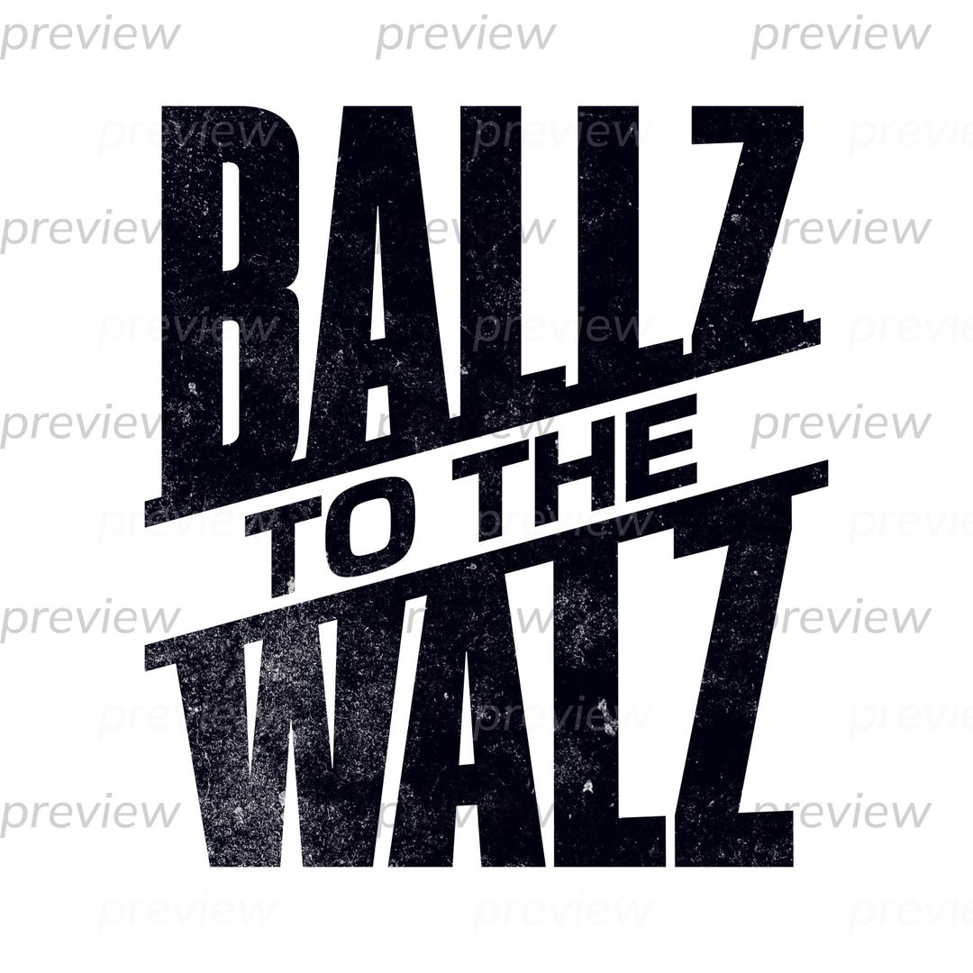 Tim Walz PNG Ballz to the Walz PNG 2 PNG Files, Transparent Background ...