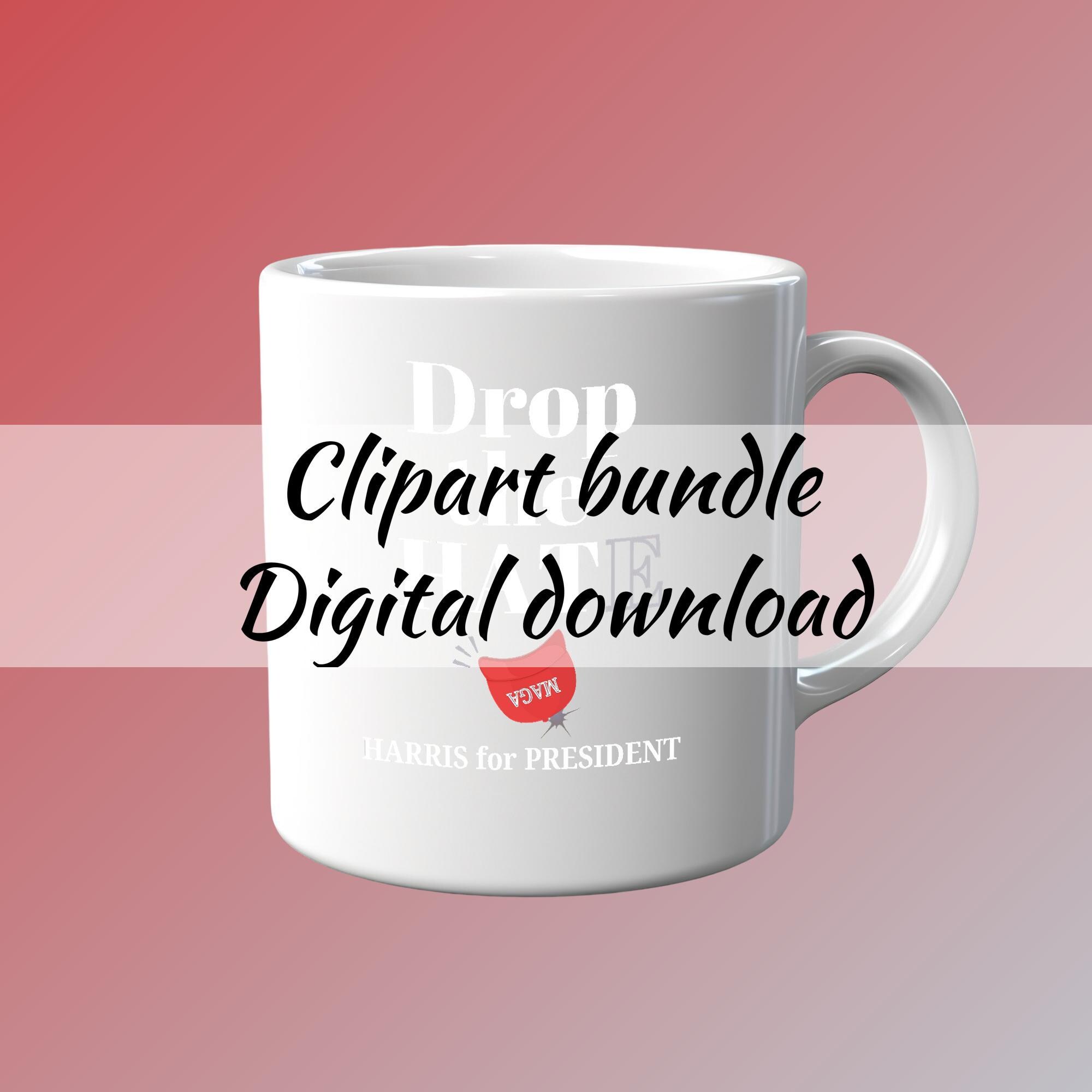 Drop the Hate PNG Clipart Instant Download Sublimation Design for ...