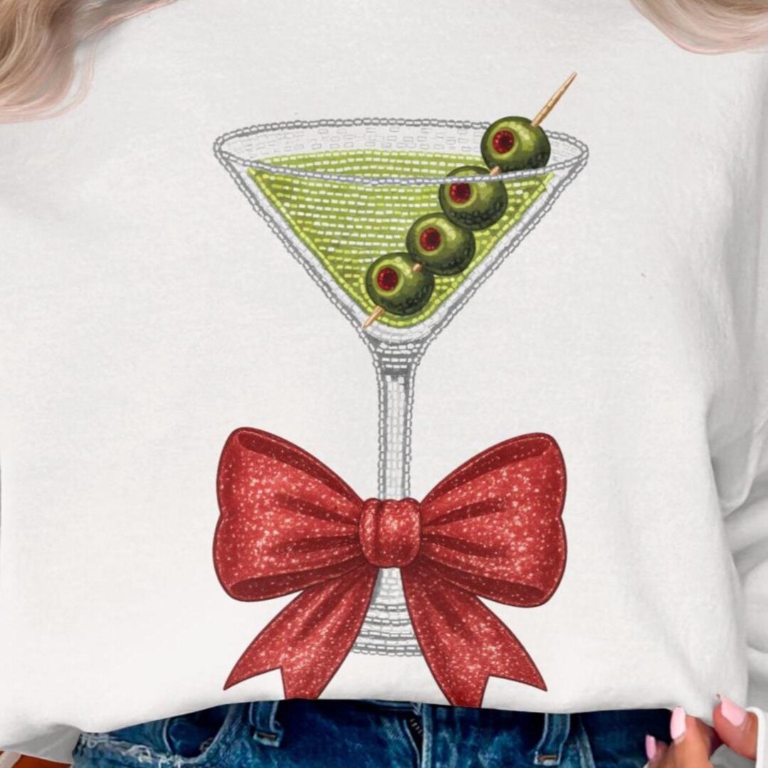 Martini Bow Png Shirts Beaded Bag Look Png Digital Download Etsy