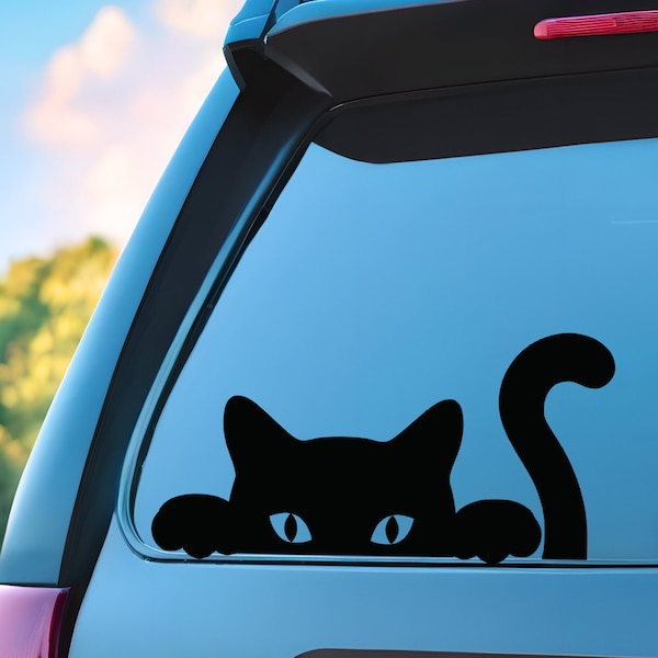 Cat Sticker for Car - Etsy