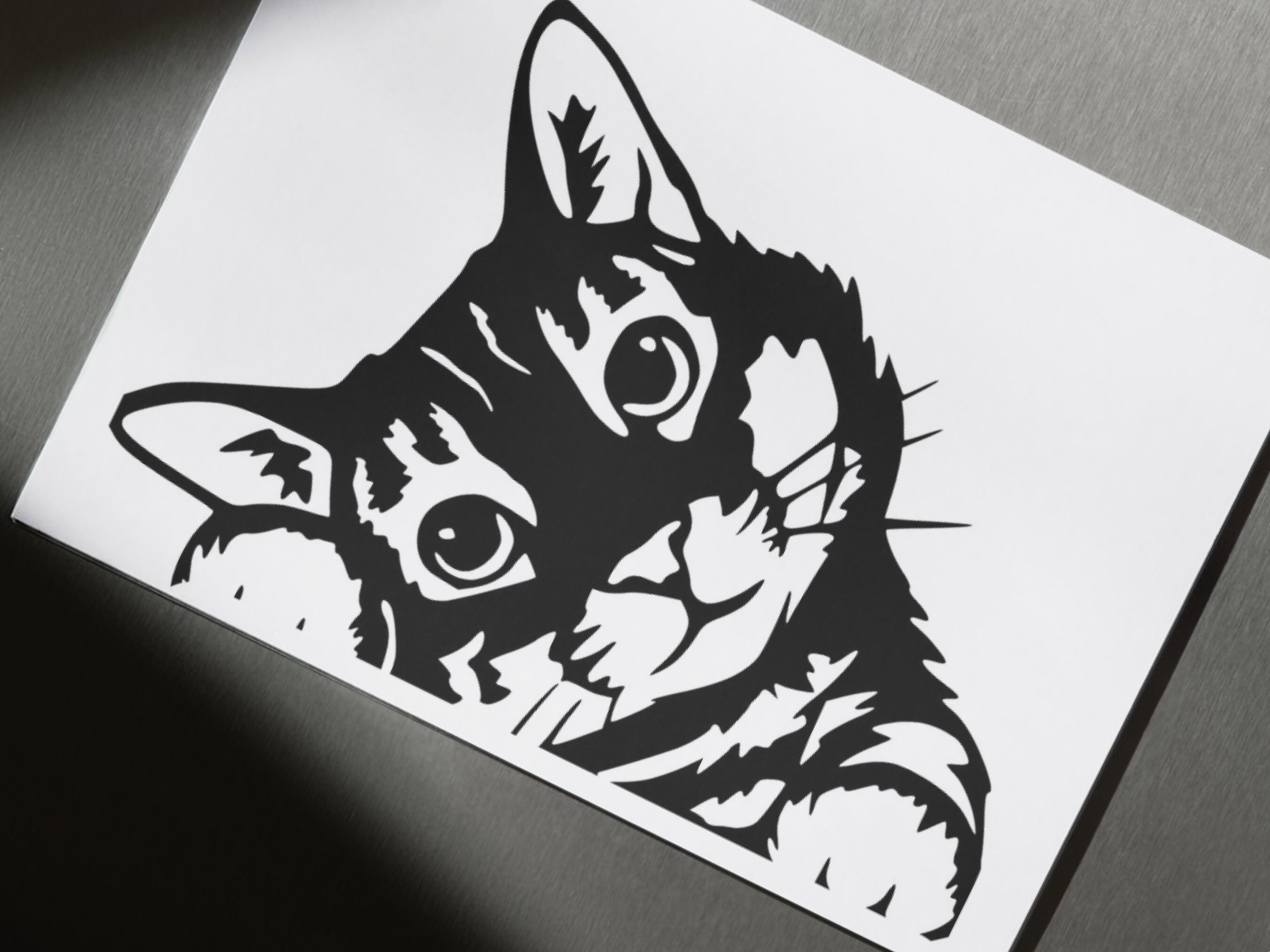 Peeker Sticker Peeking Cat Stickers and Decals for Car Decals for ...