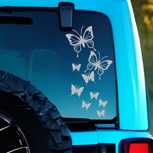 Butterfly Decal - Butterfly Stickers Decals for Cars Tumbler Decal ...