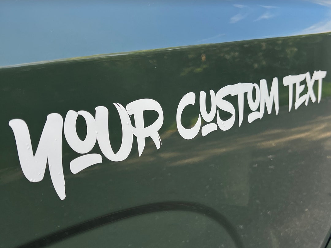 Two Piece Hood Decals - Custom Hood Decal for Trucks Vinyl Decal ...