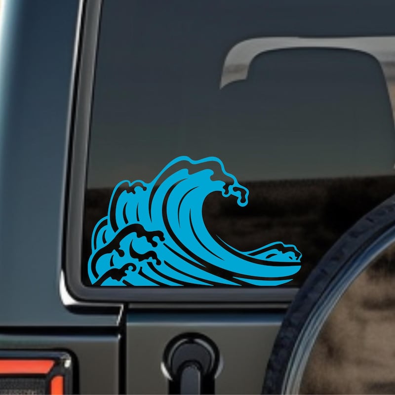 Beach Car Decal - Etsy
