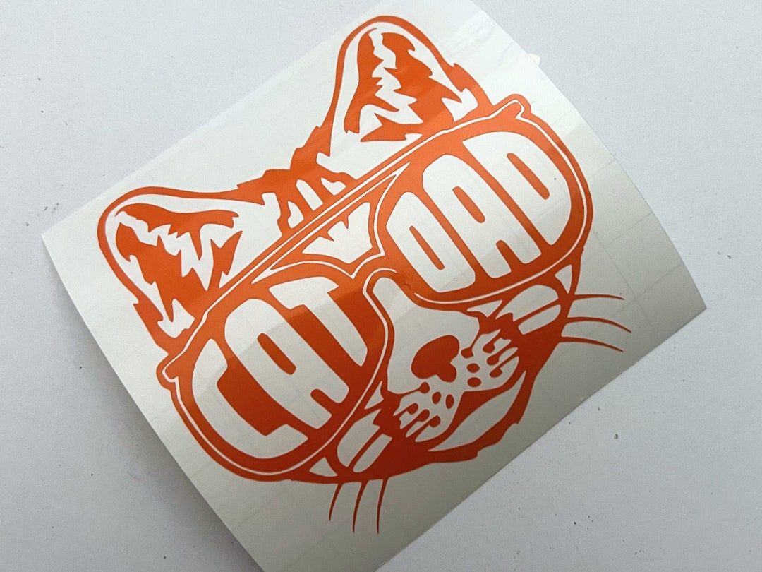 Cad Dad Vinyl Decal - Car Decal Sticker Funny Stickers Bumper Sticker ...