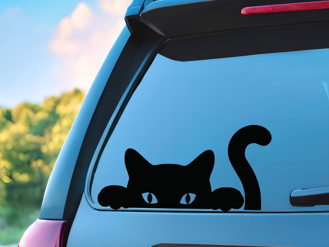 Peeker Sticker - Peeking Cat Stickers and Decals for Car Decals for ...
