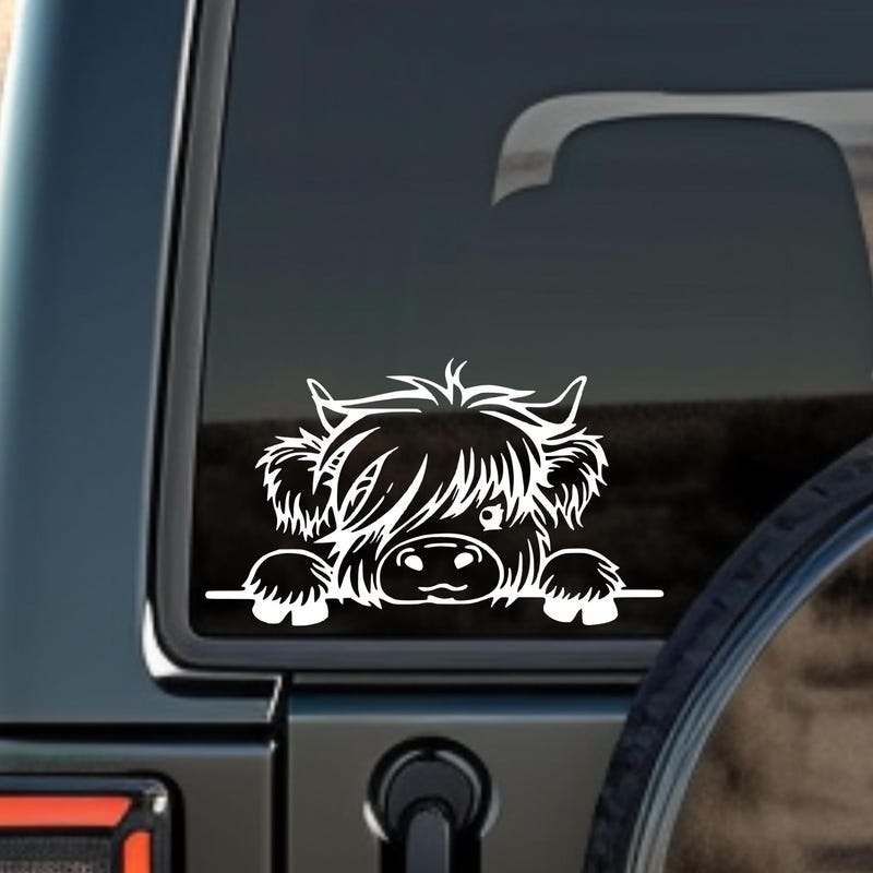 Cow Decal - Etsy