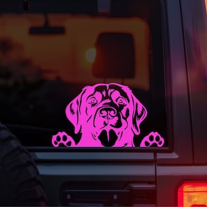 Peeking Dog Sticker - Labrador Peeker Stickers Decals for Car Decals ...