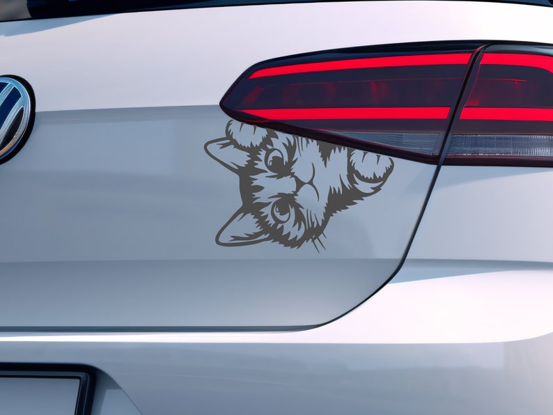 Cat Peeker Sticker Vinyl Decal Peeking Stickers Cat Decals Car Decal ...