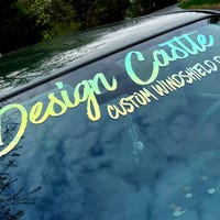 Nightlife Metal Font Windshield Banner- Gothic Style (night, Car Decals ...