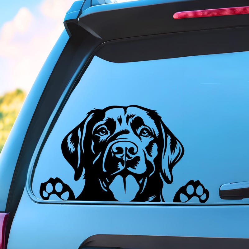 Funny Peeker Car Decal - Etsy