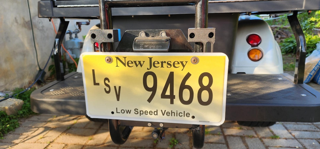 Golf Cart License Plate Mount - Etsy