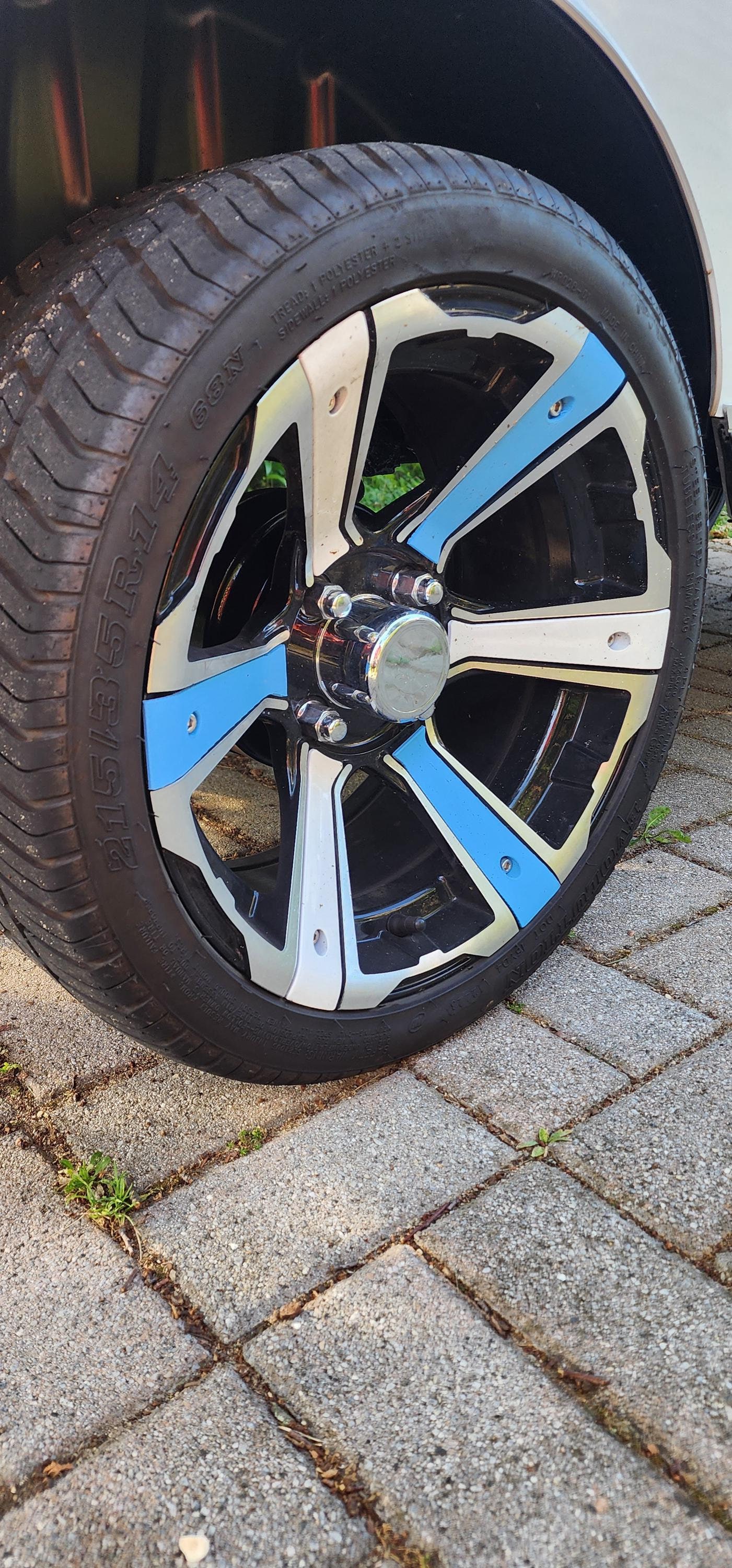 Evolution Golf Cart Wheel Inserts - Fits 14'' Evolution Factory Wheels ...