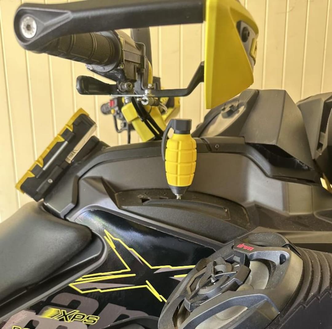 Grenade Shift Knob - Compatible With Can-am, Kawasaki, and CF Moto With ...