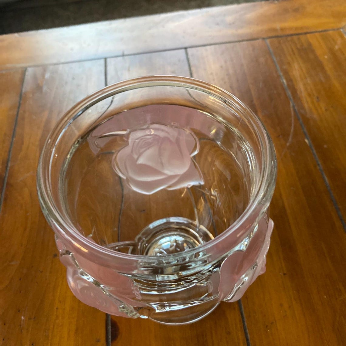 Vintage Teleflora Raised Satin Roses Glass Vase, Made in France - Etsy