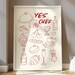 Yes Chef Print, Wine Poster, Wine Illustration, Champagne Poster ...