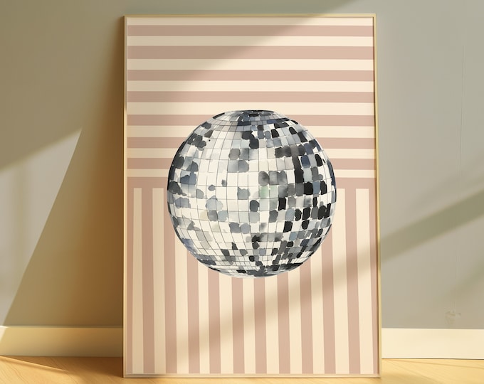 Pink Disco Wall Art / Digital Download - Etsy Canada