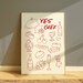 Yes Chef Print, Wine Poster, Wine Illustration, Champagne Poster ...